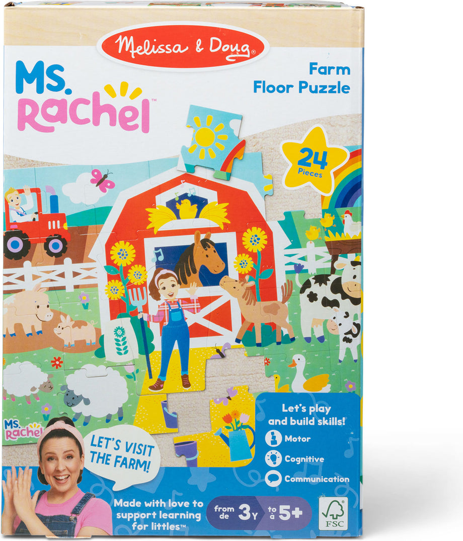 Ms. Rachel Floor Puzzle - FARM – The Toy Chest