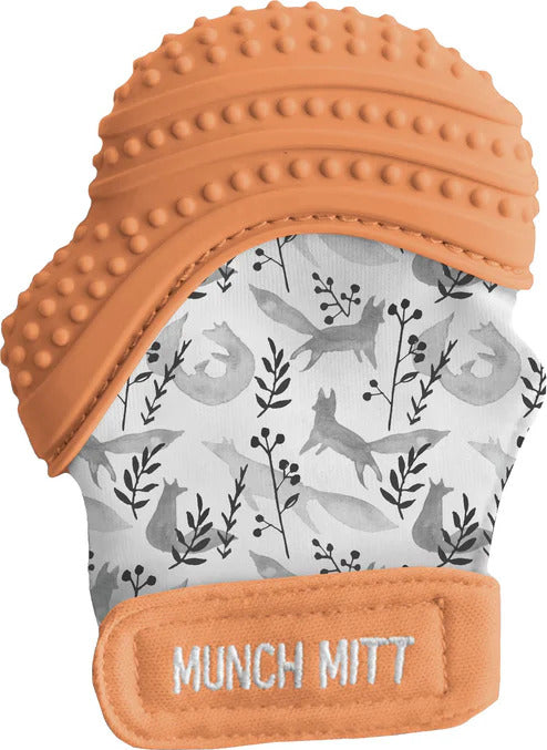 Munch Mitt Baby Teething Mitten (Cinnamon Fox) – The Toy Chest