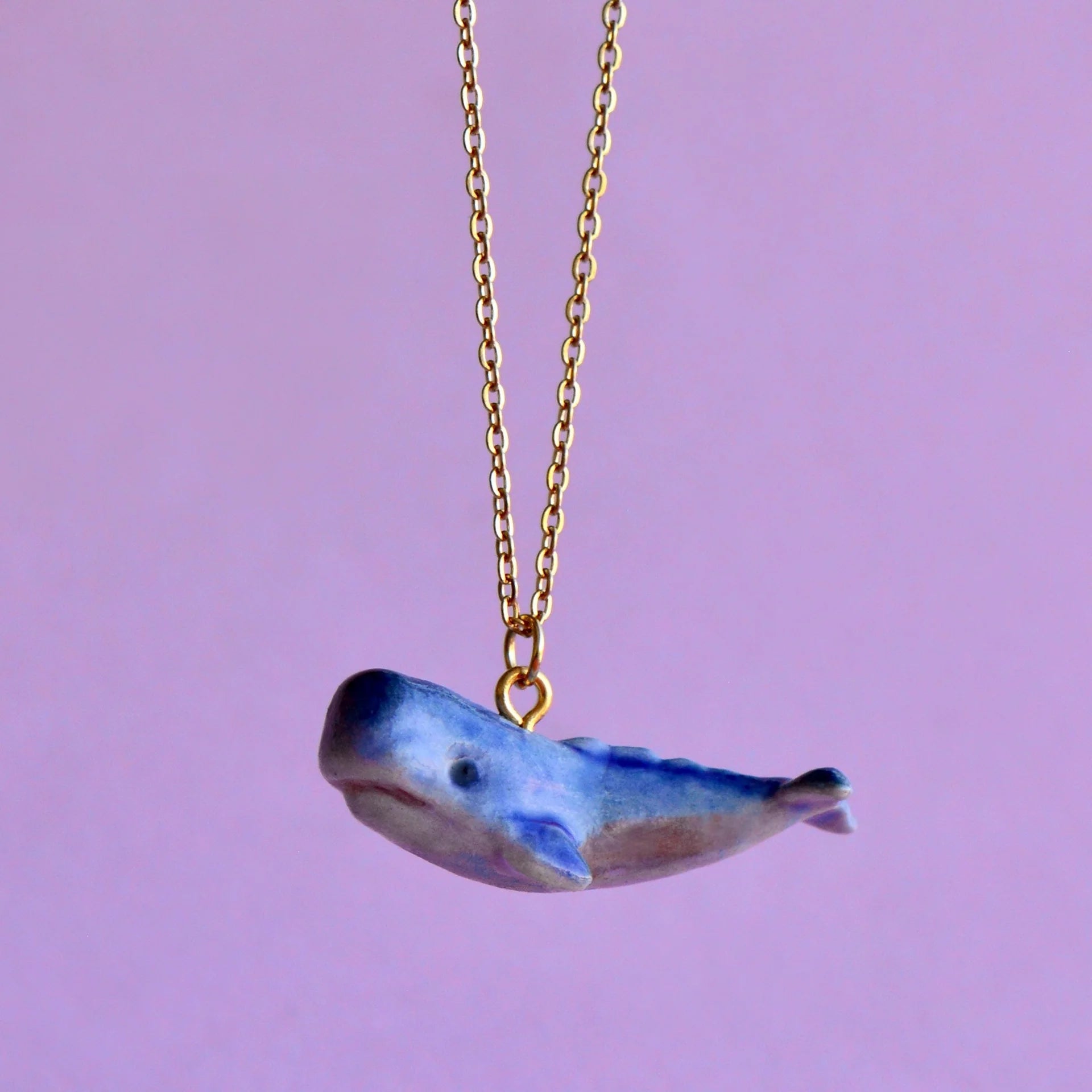 Blue Sperm Whale Necklace – The Toy Chest